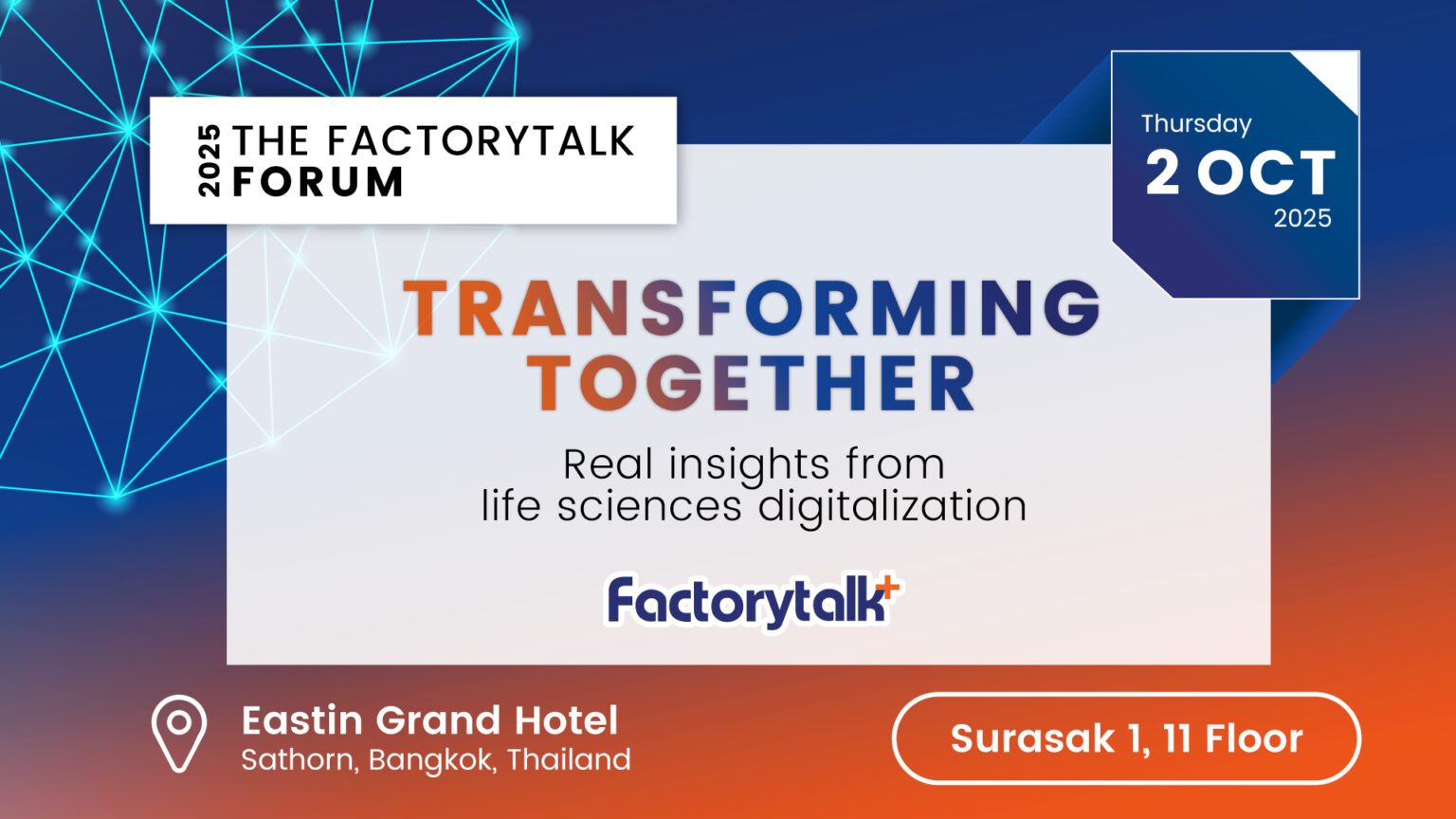 The Factorytalk Forum 2025: Transforming together - Real insights from ...