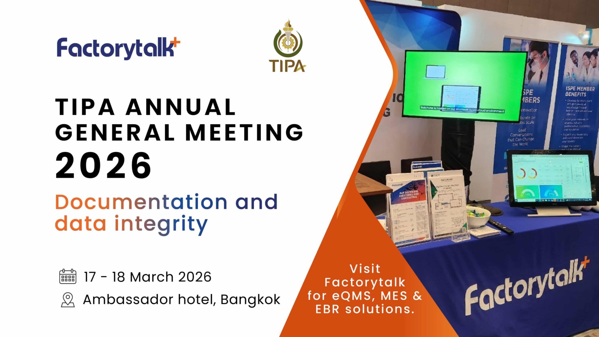 Meet Factorytalk at TIPA: Documentation and Data Integrity
